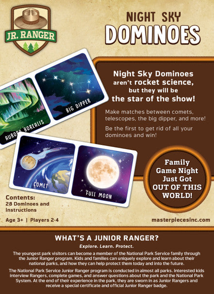 Jr Ranger Night Sky Dominoes – Jr Ranger Shop